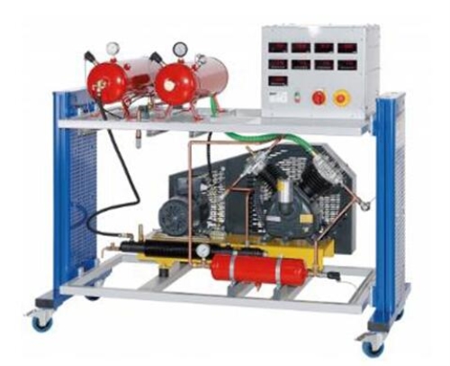 Two-stage piston compressor, educational training equipment, Fluids ...